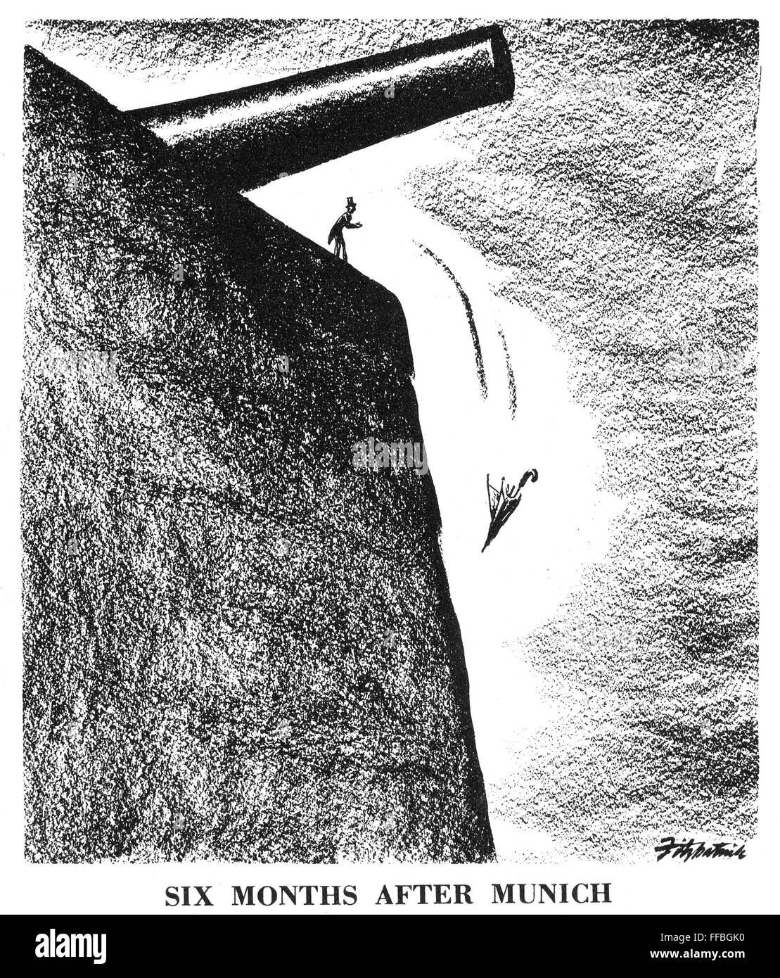 MUNICH AGREEMENT, 1939. /n'Six Months After Munich.' Cartoon, 1939, by ...