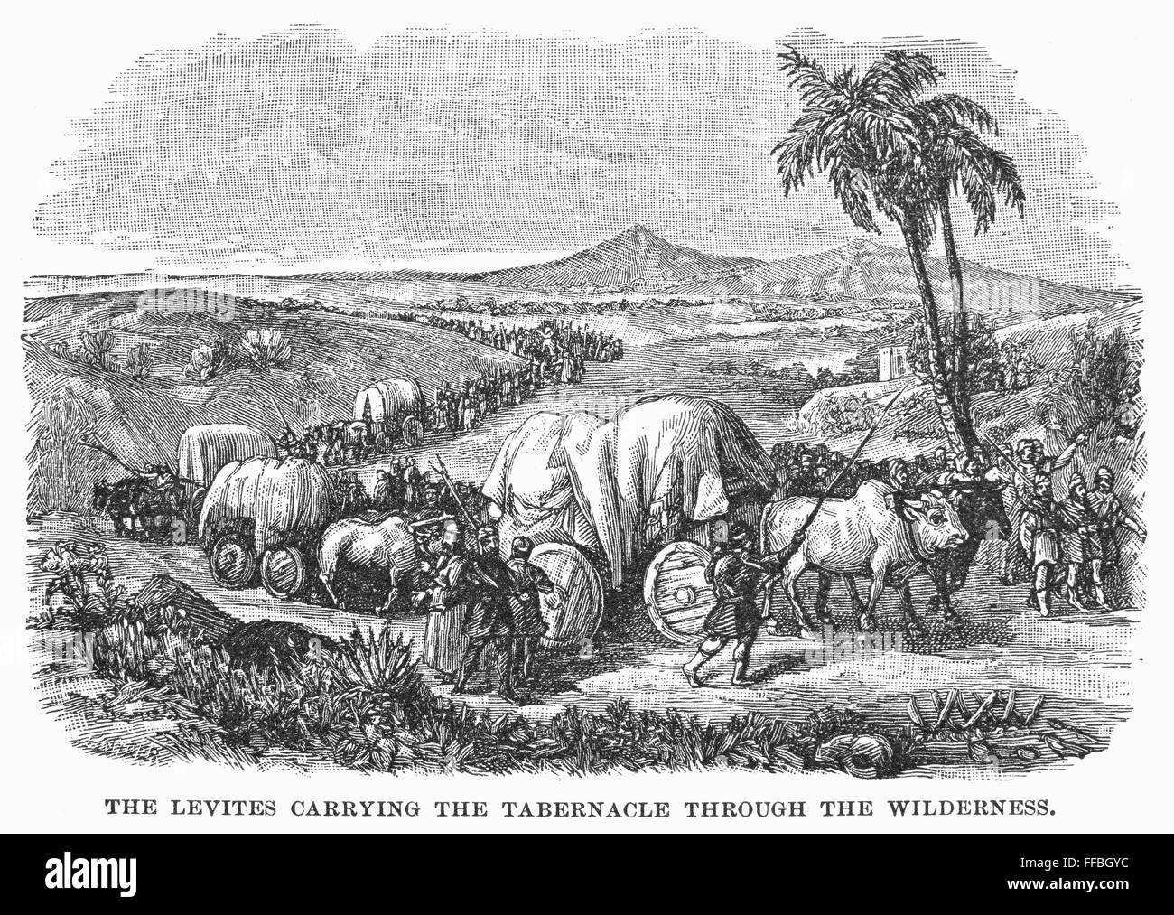 ARK OF COVENANT. /nThe Levites carring the tabernacle through the ...