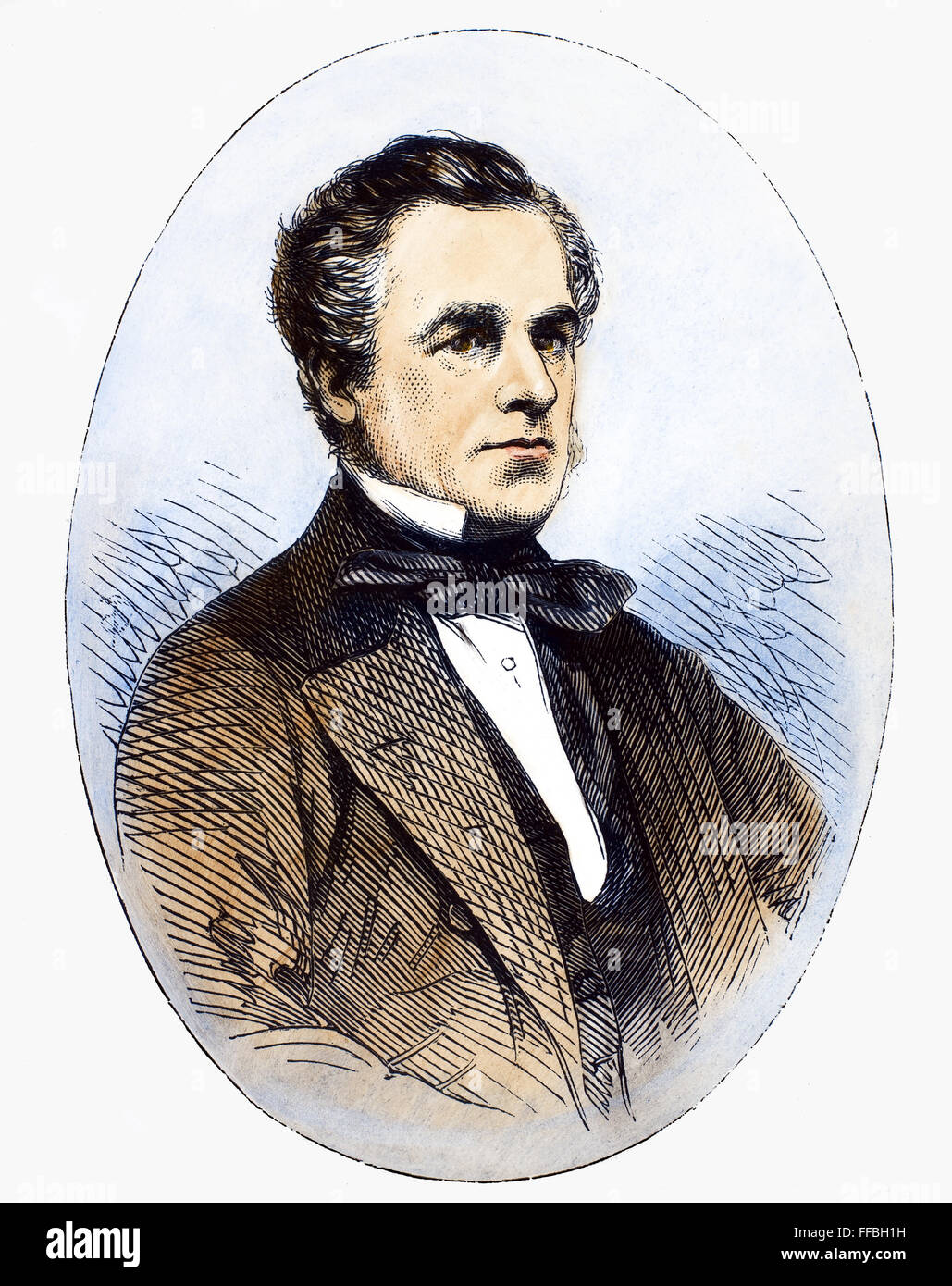 GEORGE ETIENNE CARTIER /n(1814-1873). Canadian politician. Wood ...