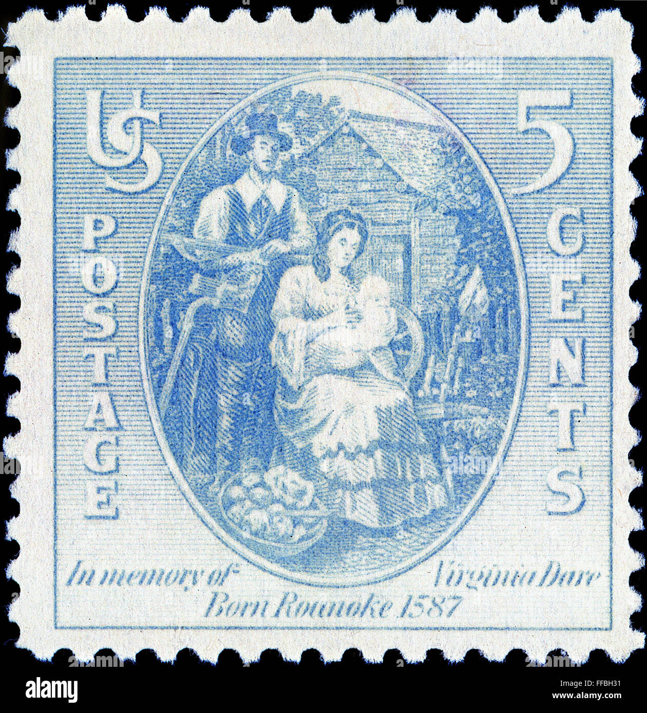 VIRGINIA DARE (1587-?). /nFirst person of English descent born in North ...