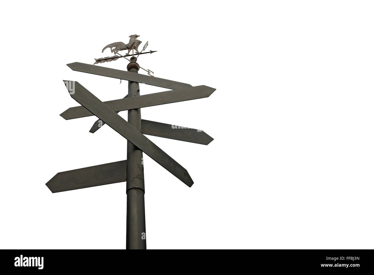Direction sign board Cut Out Stock Images & Pictures - Alamy