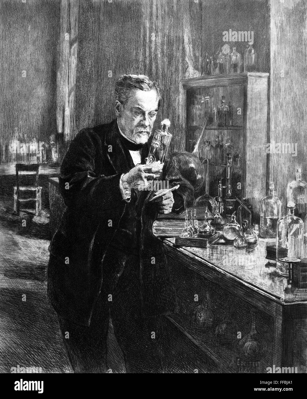 LOUIS PASTEUR (1822-1895). /nFrench chemist and microbiologist. Pasteur ...