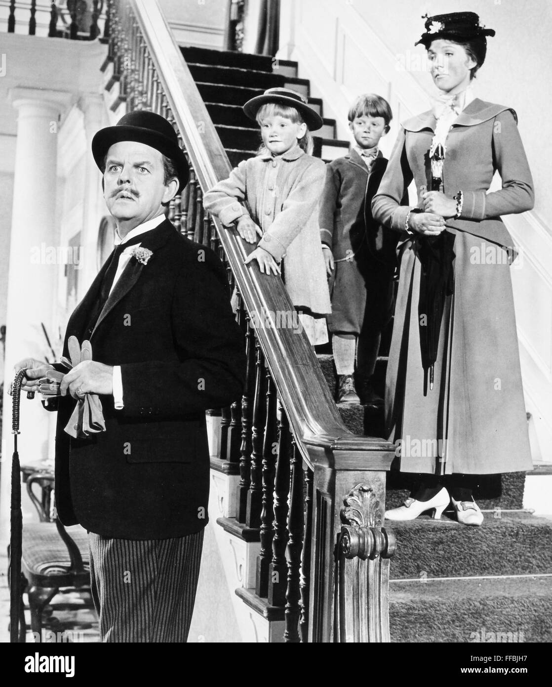 Mary Poppins 1964 Nfilm Still With David Tomlinson As George Banks