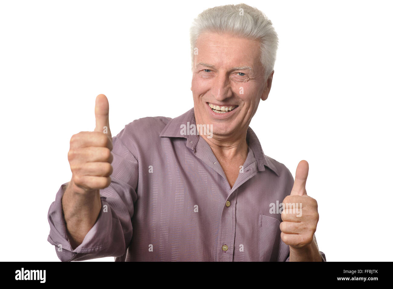 man showing thumbs up Stock Photo - Alamy