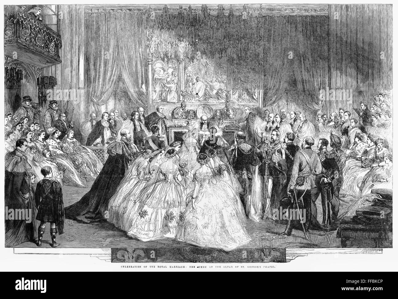 EDWARD VII (1841-1910). /nKing of England, 1901-1910. /nThe wedding of ...