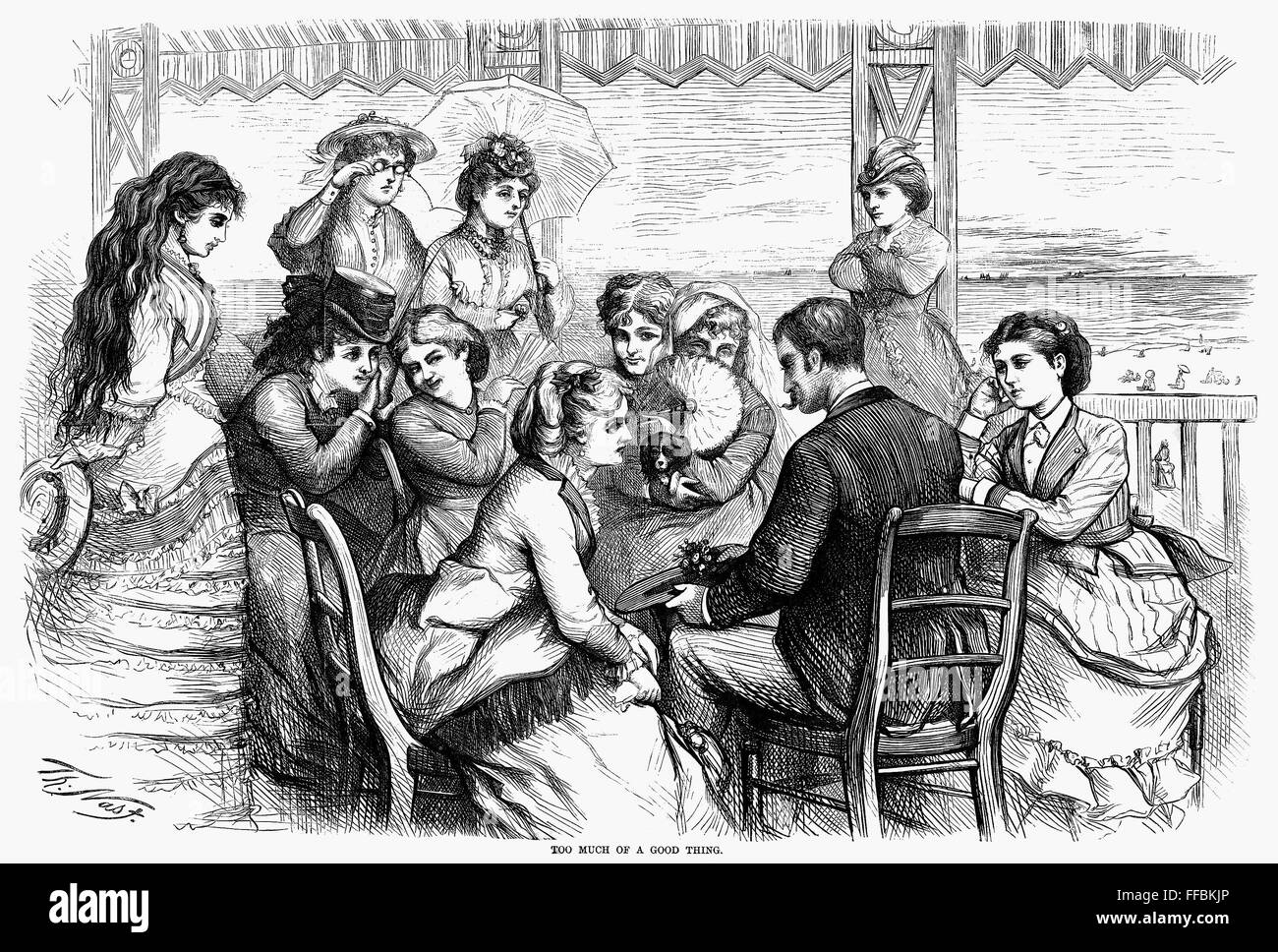 NAST: SCARCITY CARTOON. /n'Too much of a Good Thing.' American cartoon ...