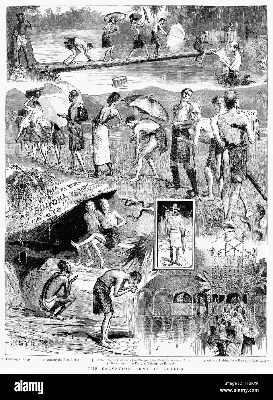 SALVATION ARMY: CEYLON. /n'The Salvation Army in Ceylon' (present day ...