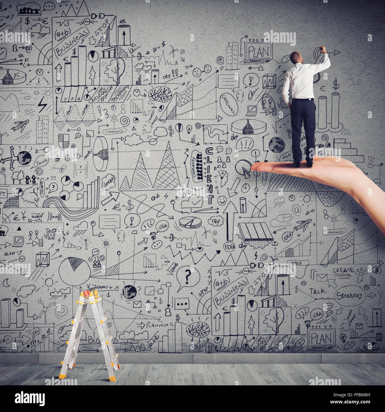 Support on business project Stock Photo - Alamy