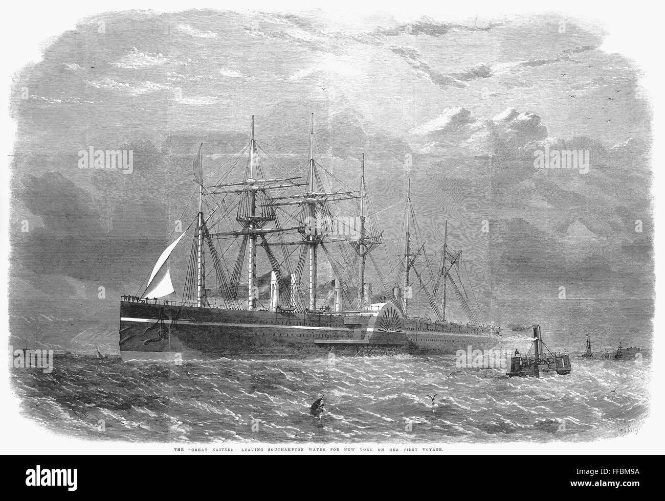 Transatlantic sailing ship hi-res stock photography and images - Alamy