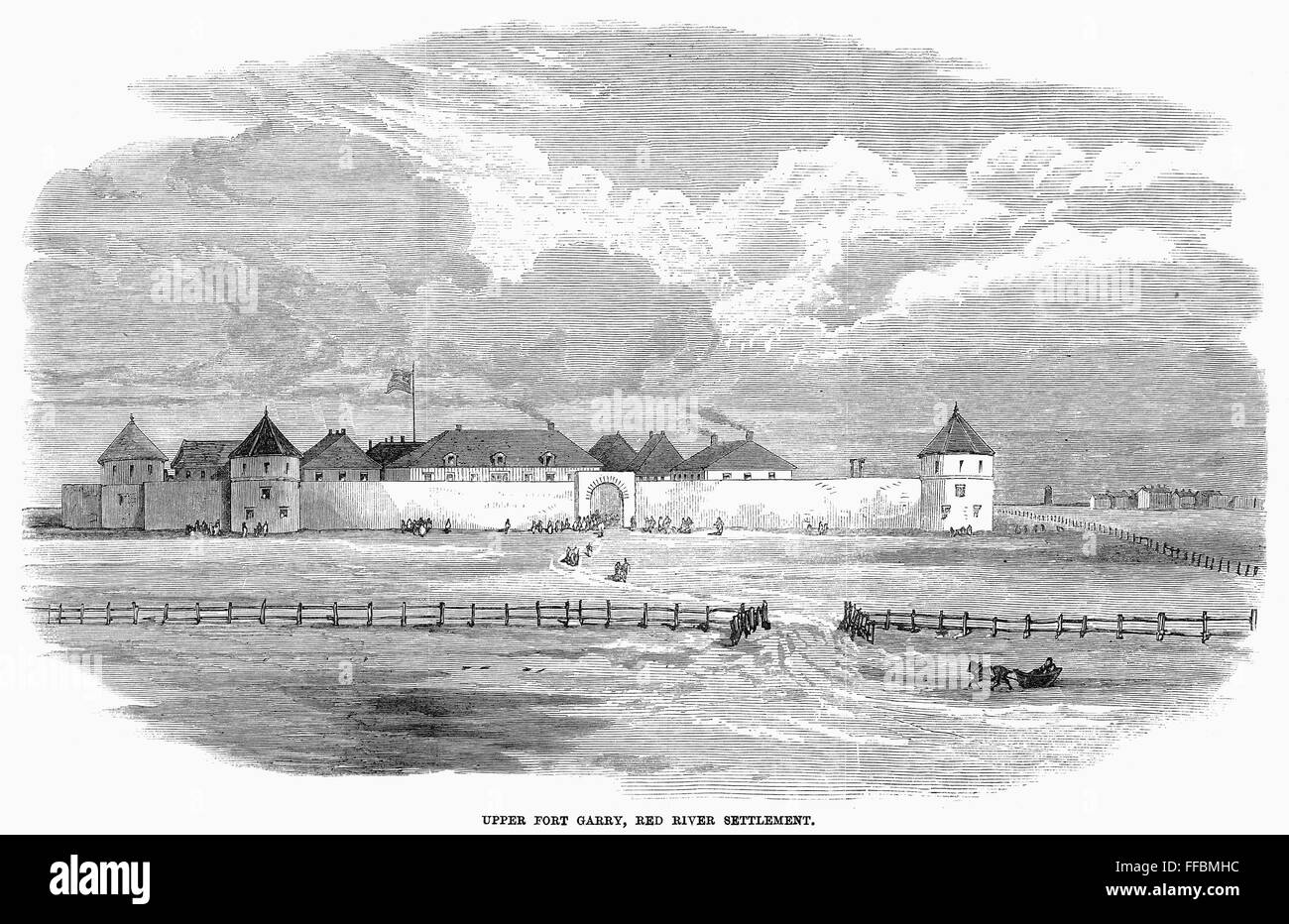 CANADA: FORT GARRY, 1870. /nHudson Bay Company's Fort Garry, or Upper ...
