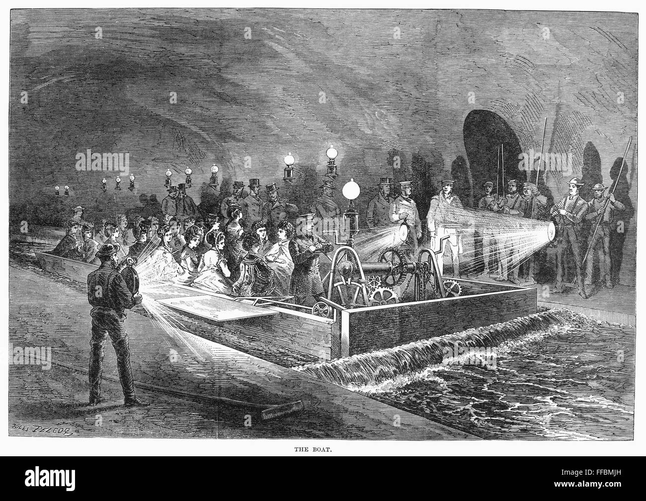 Paris sewer boat hi-res stock photography and images - Alamy