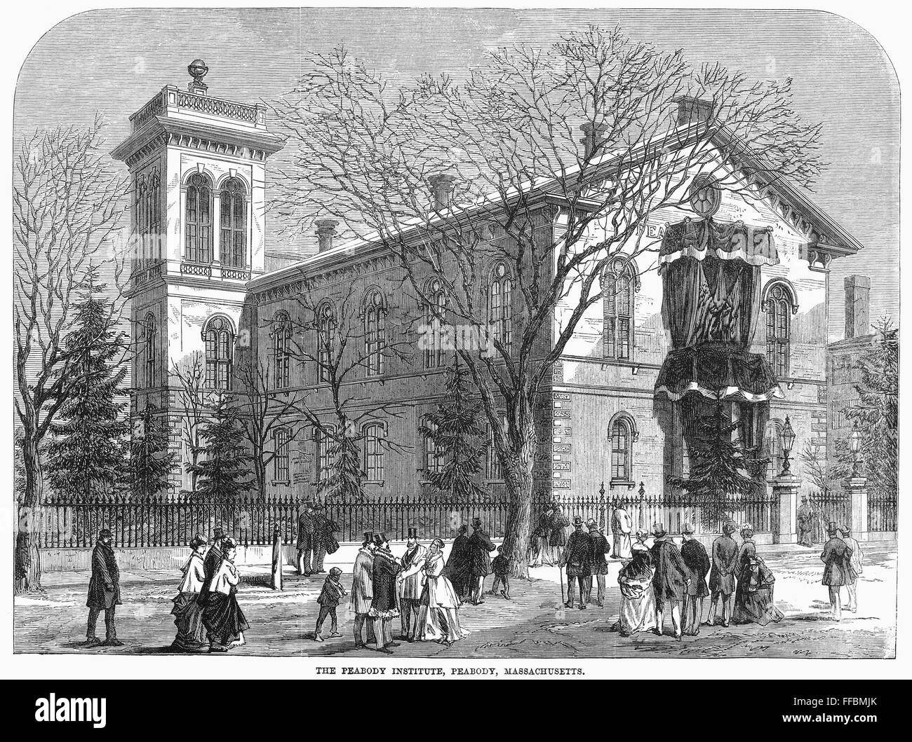 PEABODY INSTITUTE LIBRARY. /nThe Peabody Institute Library, founded in ...