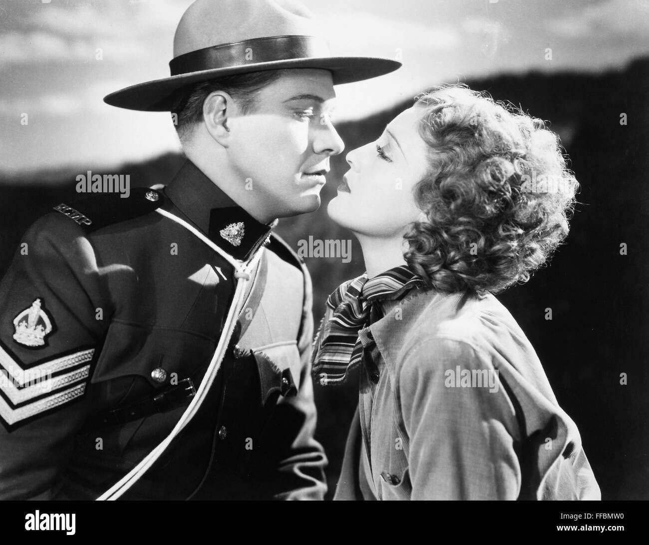 ROSE MARIE, 1936. /nNelson Eddy and Jeanette MacDonald in a scene from ...