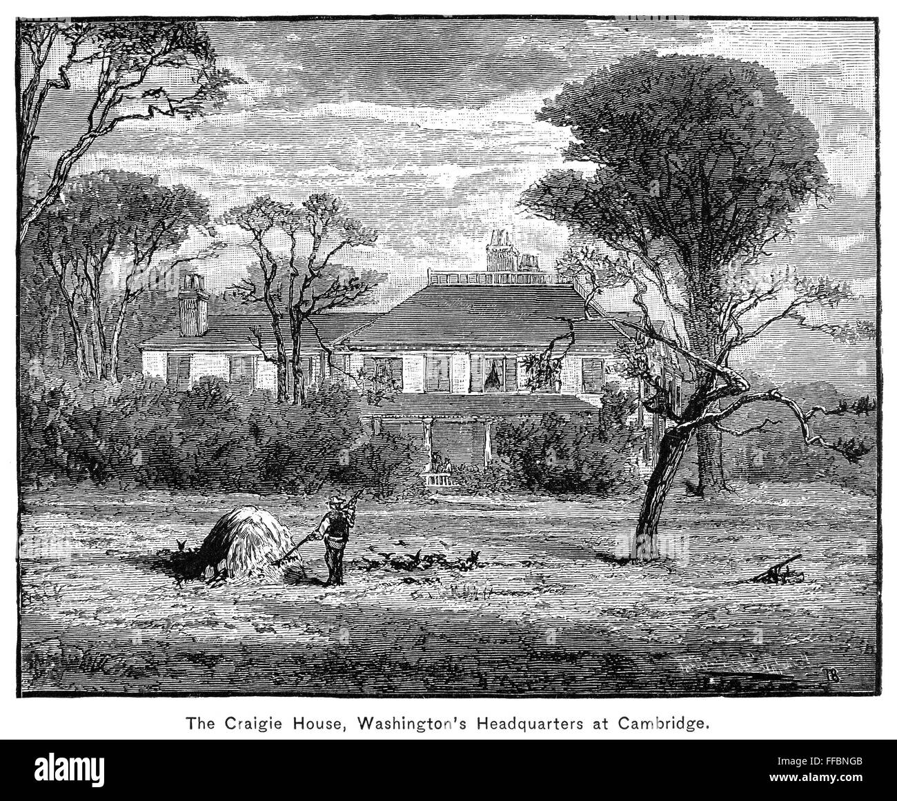 WASHINGTON: HEADQUARTERS. /nThe Craigie House, George Washington's ...