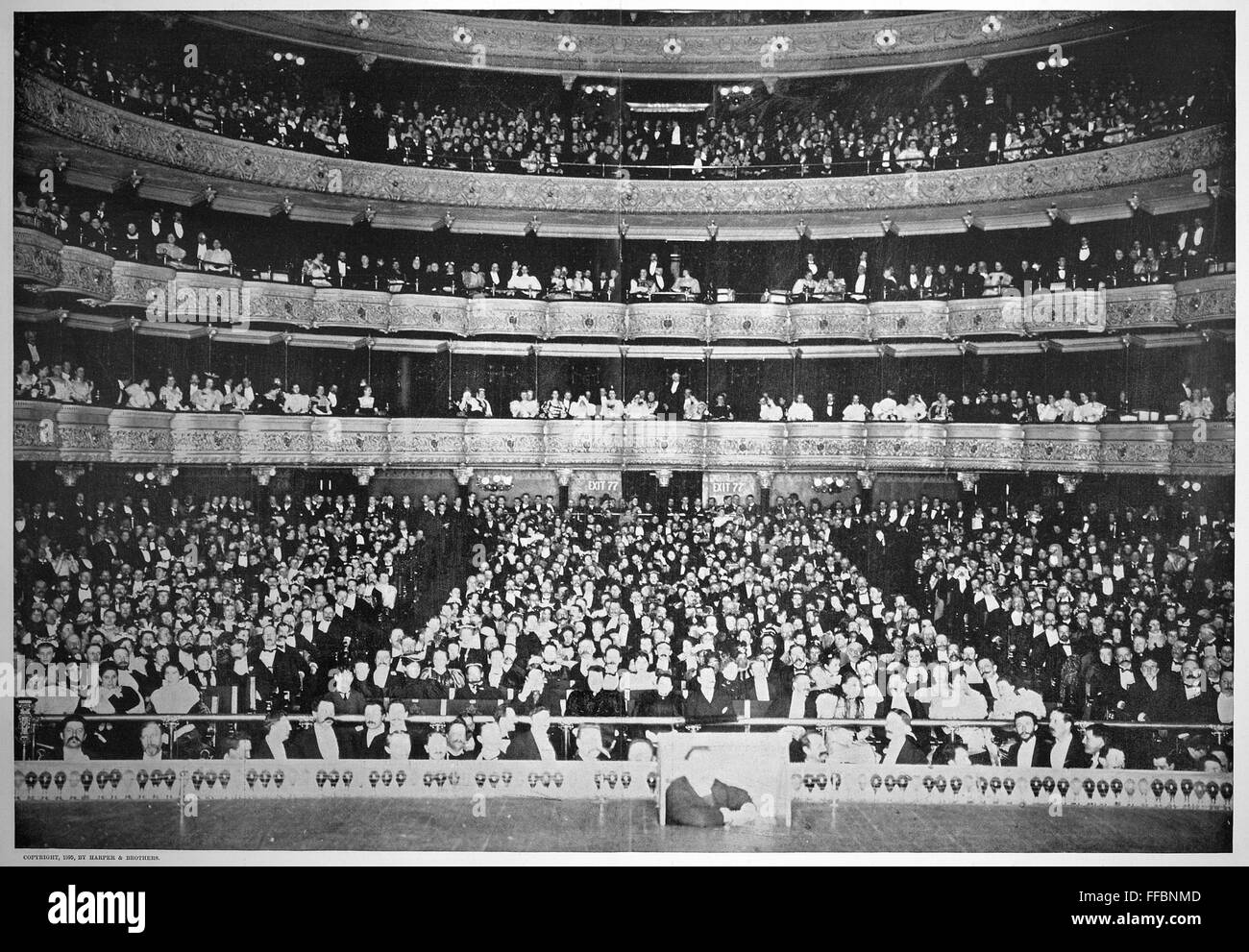 METROPOLITAN OPERA, 1895./n'The Interior of the Metropolitan Opera ...