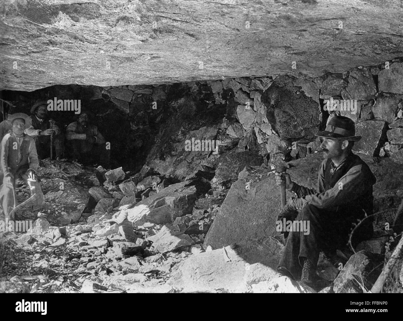 MACHU PICCHU: EXCAVATION. /nDr. George F. Eaton of the Yale Peruvian ...