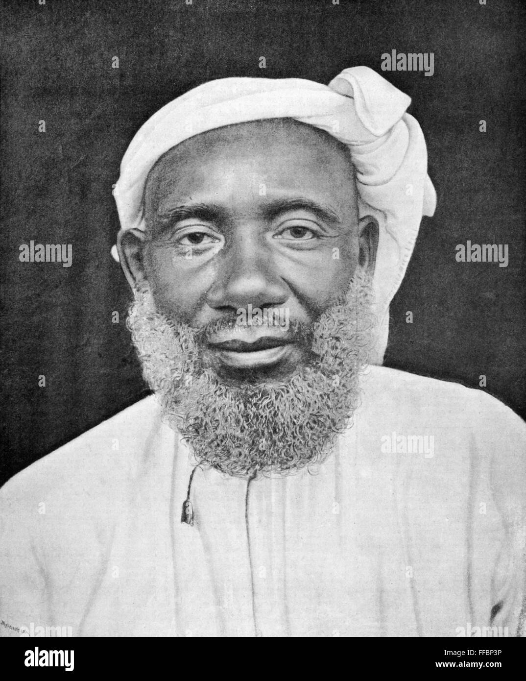 TIPPU TIP (1837-1905). /nArab trader of ivory and slaves in Africa ...