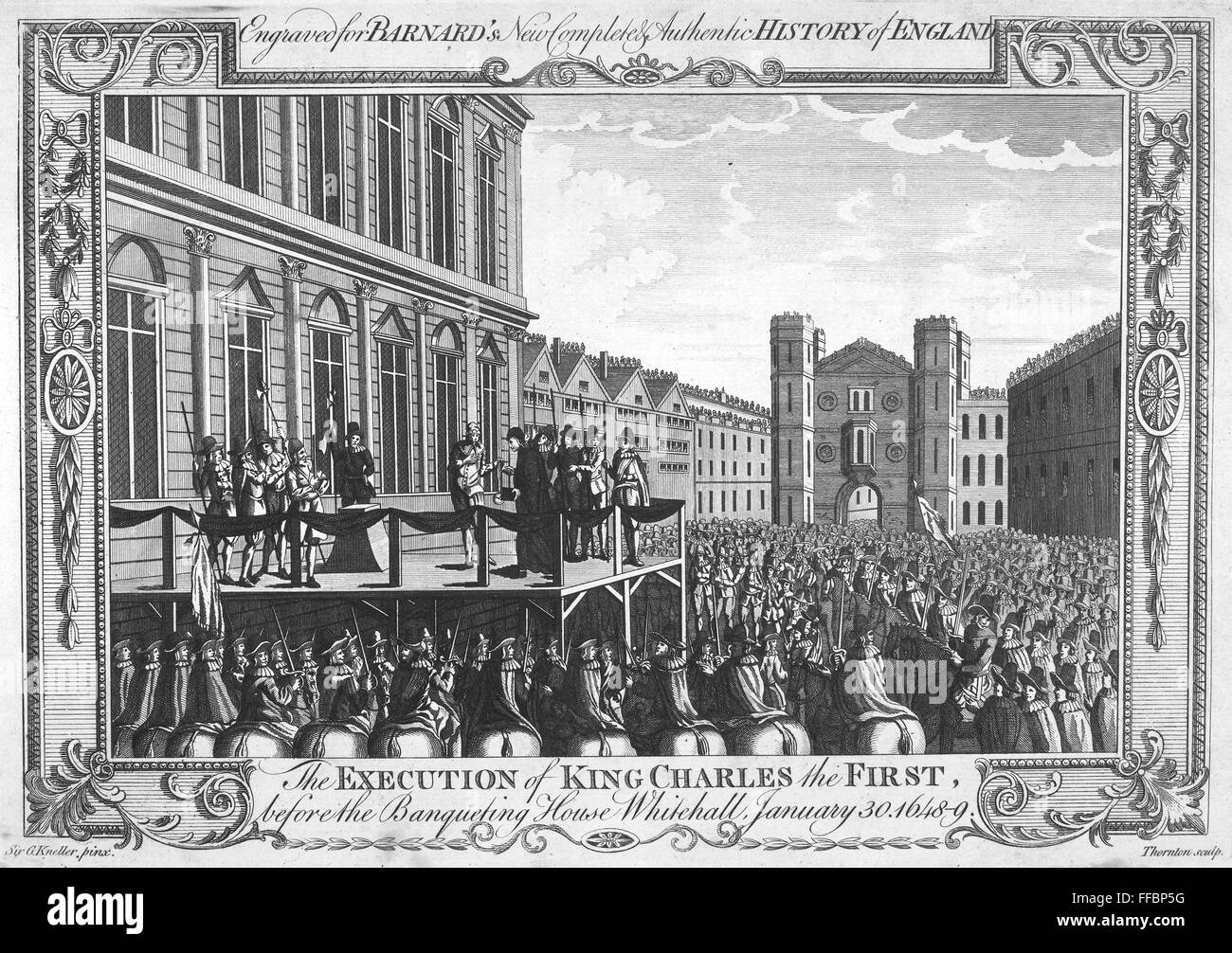 EXECUTION OF CHARLES I. /nThe execution of King Charles I of England at ...