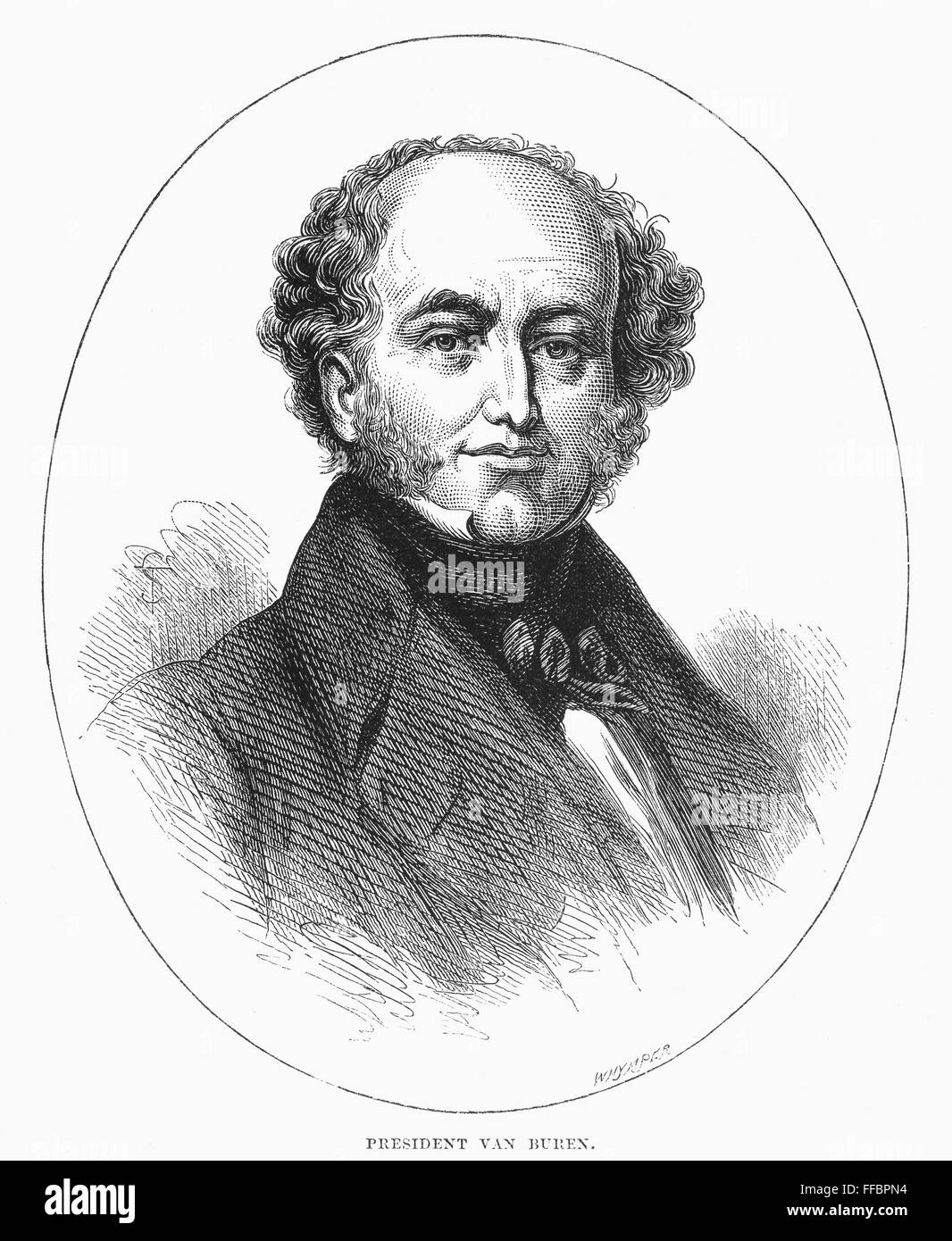 MARTIN VAN BUREN /n(1782-1862). Eighth President of the United States ...