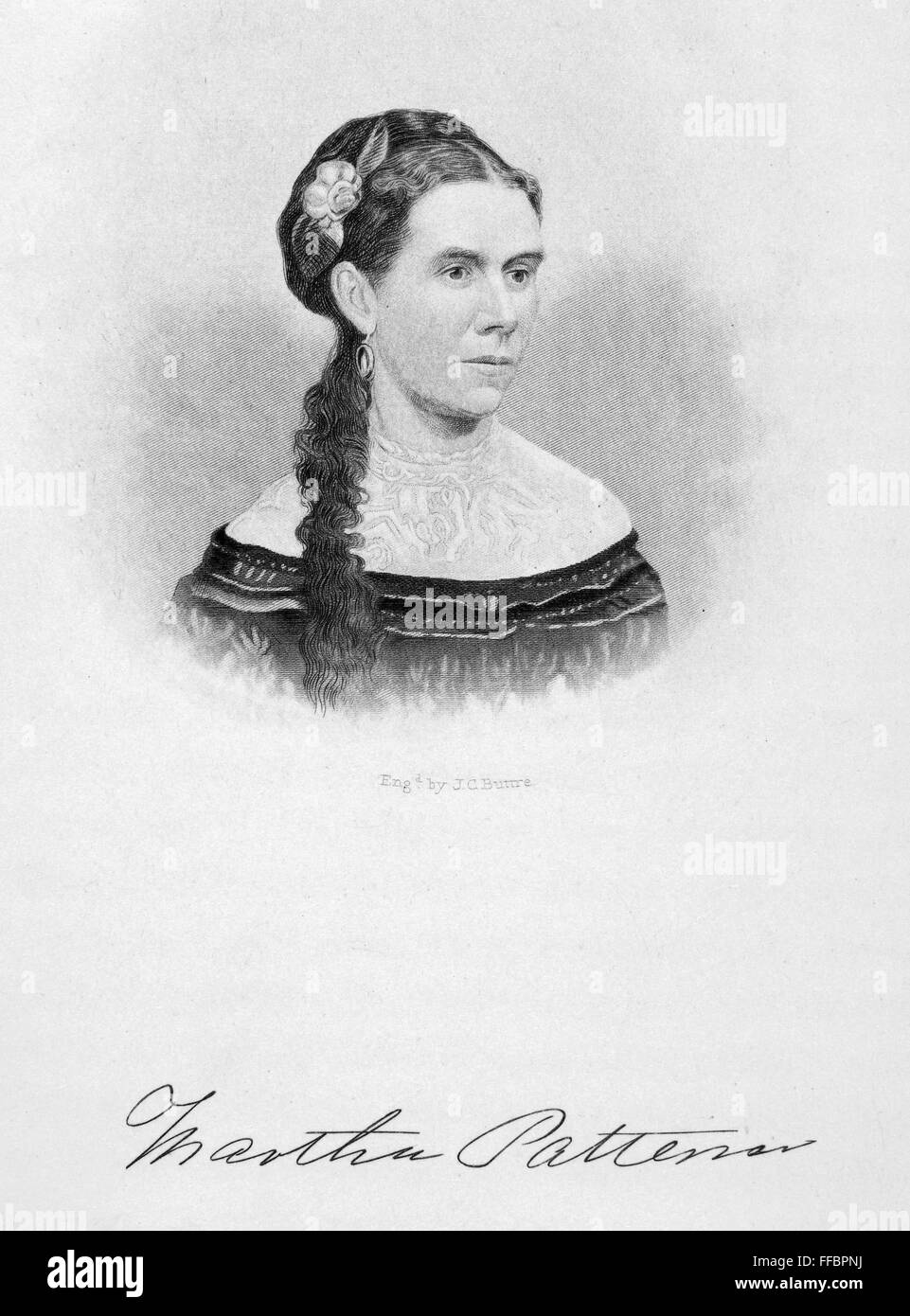 MARTHA PATTERSON /n(1838-1901). Daughter of President Andrew Johnson ...
