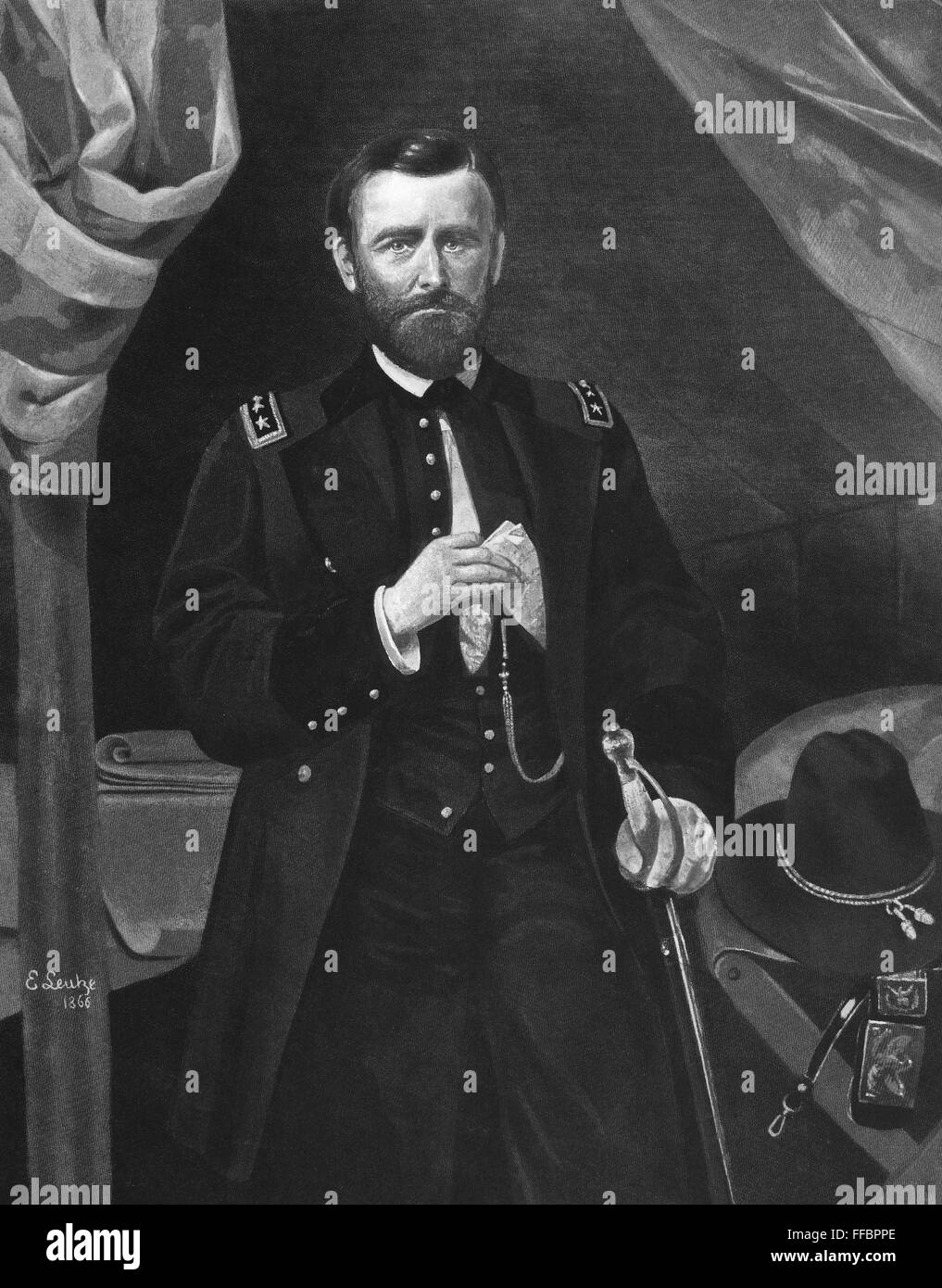 ULYSSES S. GRANT (1822-1885). /n18th President of the United States ...
