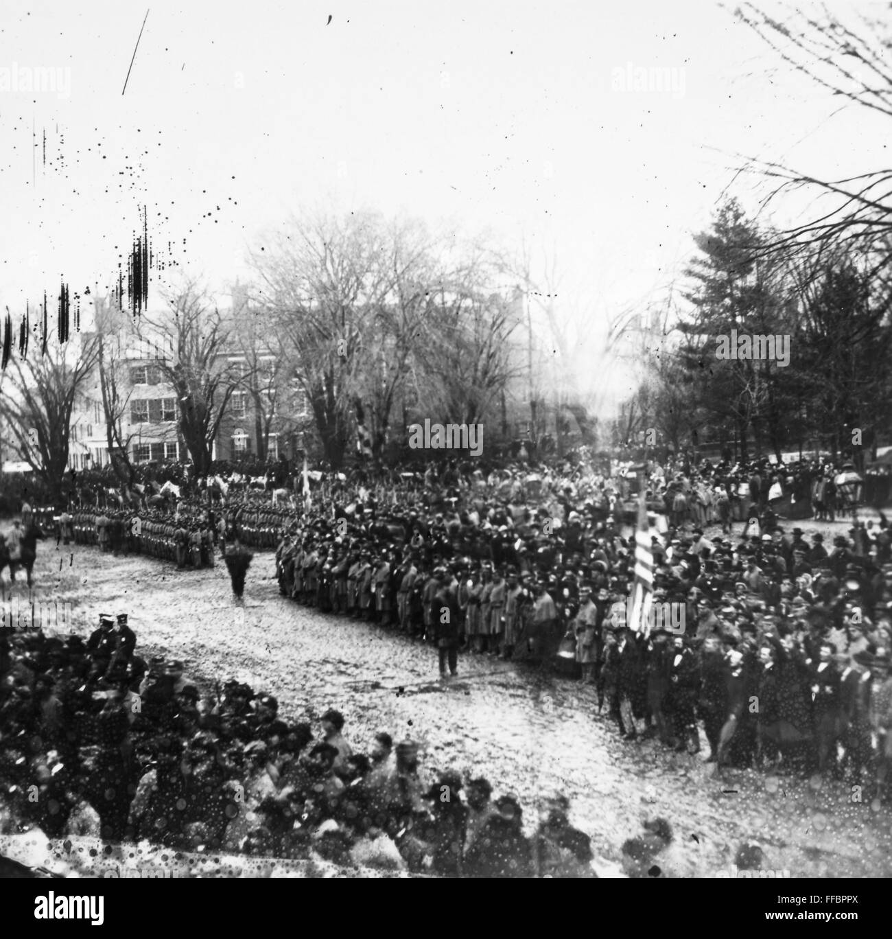 GRANT'S INAUGURATION, 1869. /nThe crowd at the inauguration of Ulysses ...