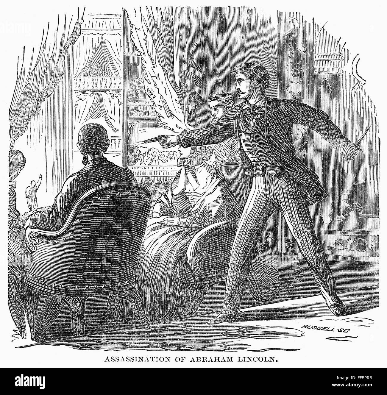LINCOLN: ASSASSINATION. /nThe assassination of Abraham Lincoln by John ...