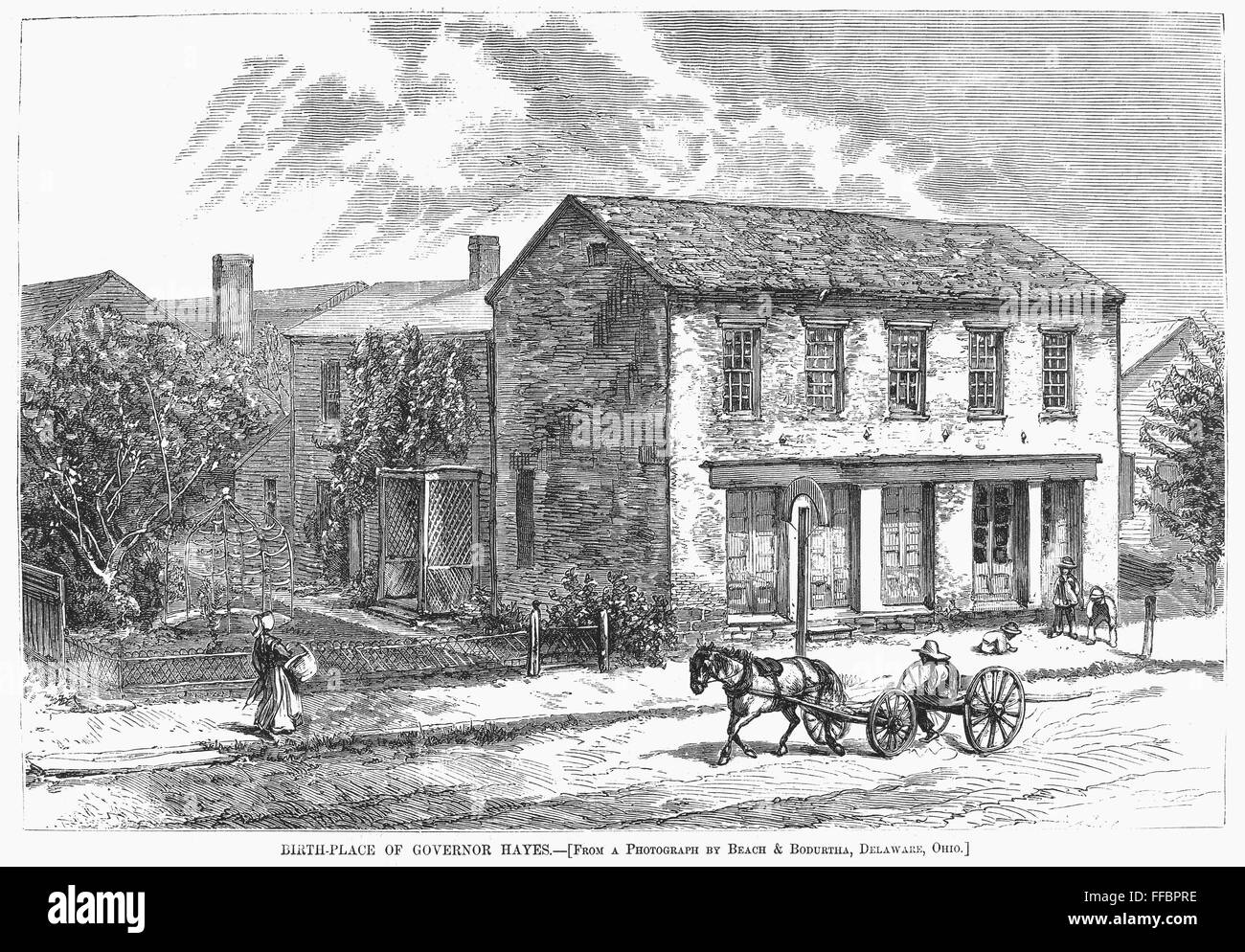 RUTHERFORD B. HAYES /n(1822-1893). 19th President of the United States ...