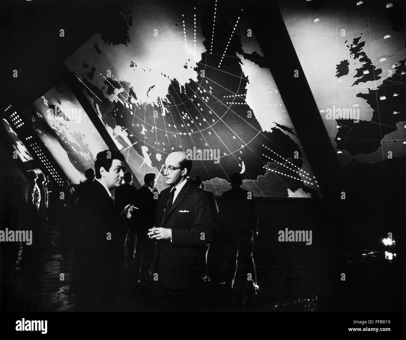 FILM: DR. STRANGELOVE. /nAmerican director Stanley Kubrick (left) on ...