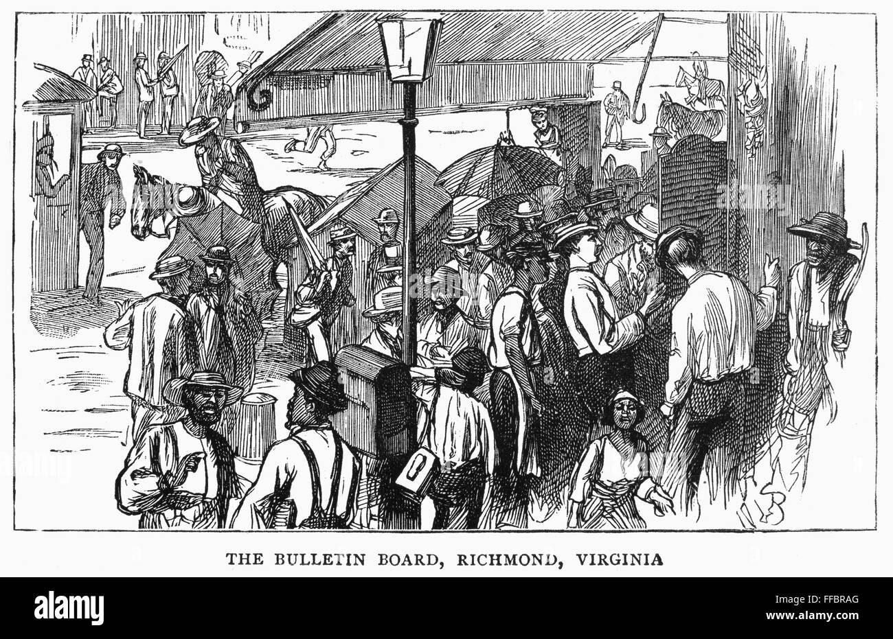 GARFIELD ASSASSINATION. /nThe community bulletin board in Richmond ...