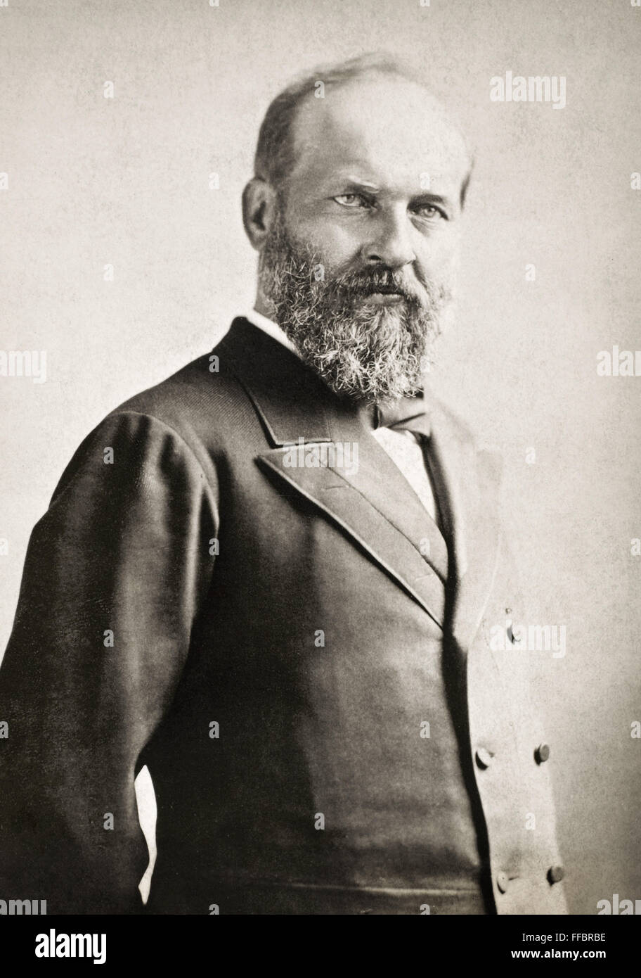 JAMES A. GARFIELD (1831-1881). /n20th President of the United States ...