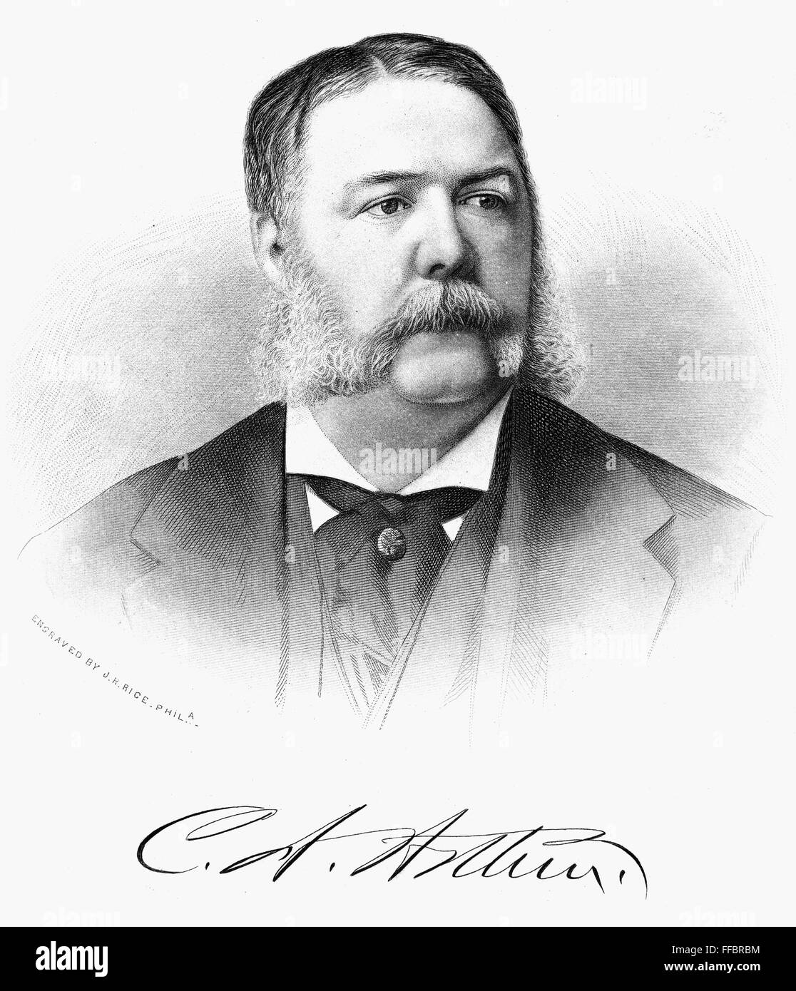 CHESTER ALAN ARTHUR /n(1830-1886). 21st President of the United States ...