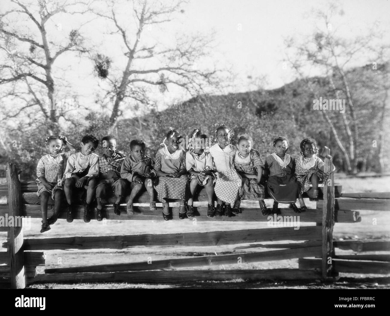 FILM STILL: CHILDREN. /nStill from an American film, possibly 'Hearts ...