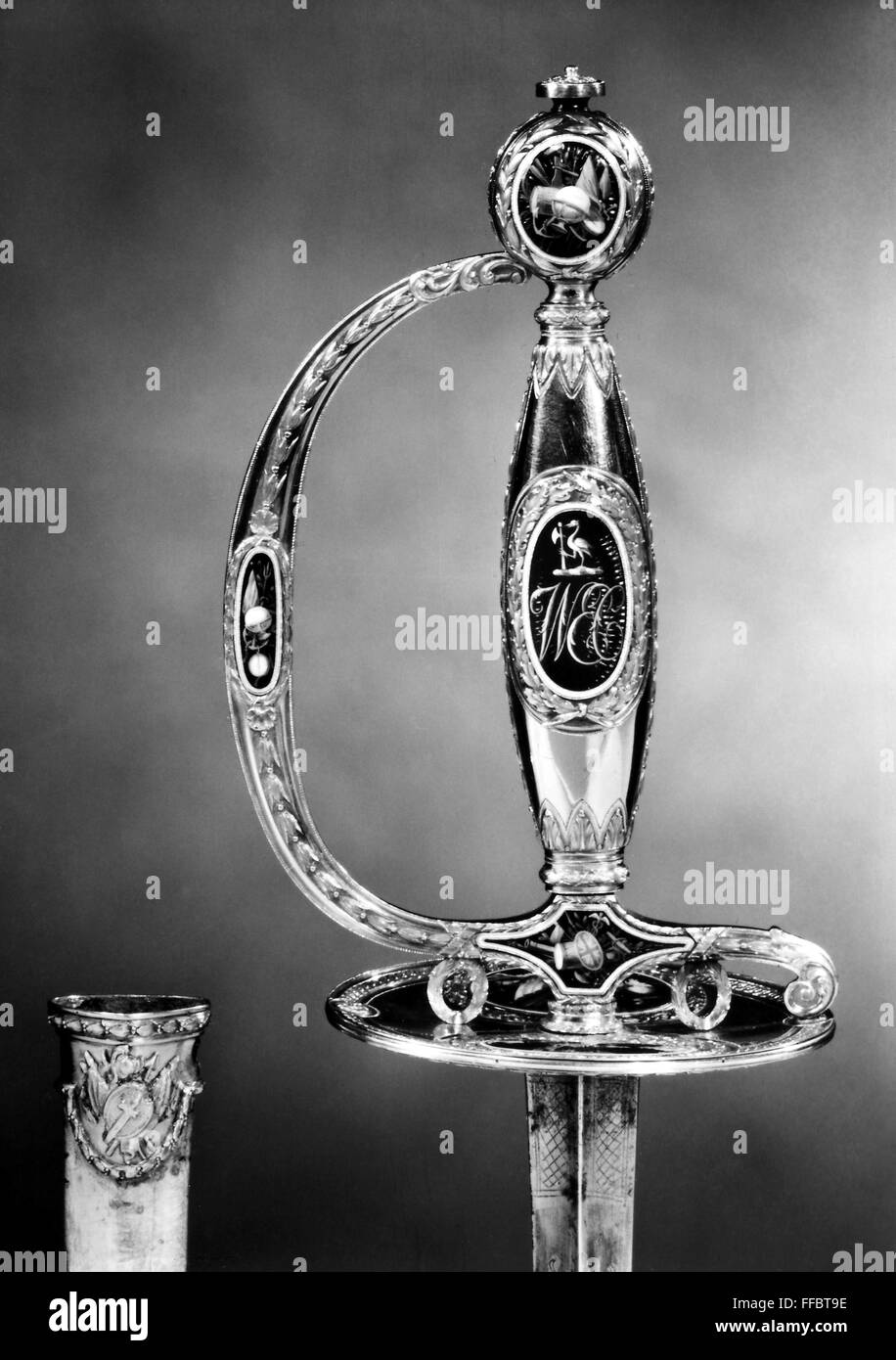 COURT SWORD, 1798. /nHilt of an English presentation court sword made ...