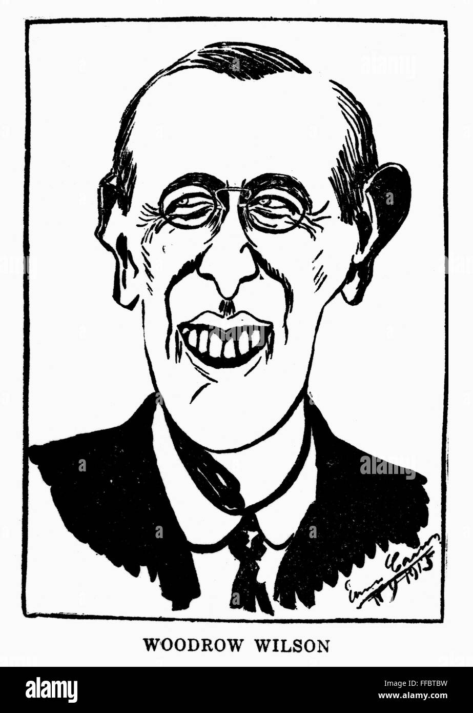 WOODROW WILSON (1856-1924). /n28th President of the United States ...
