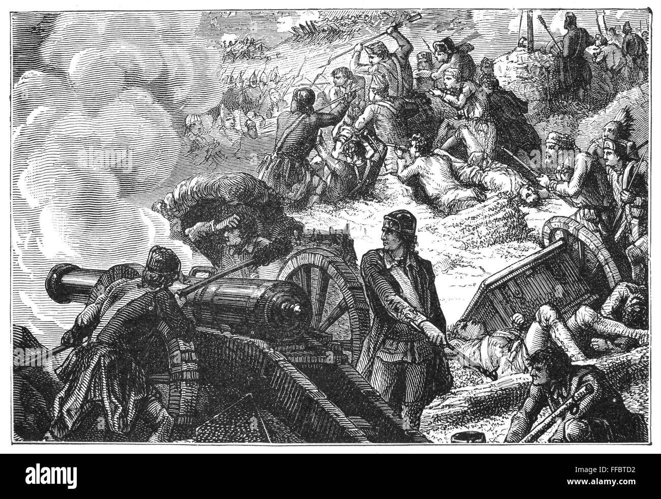 BUNKER HILL, 1775. /nThe Battle of Bunker Hill, at Charlestown ...