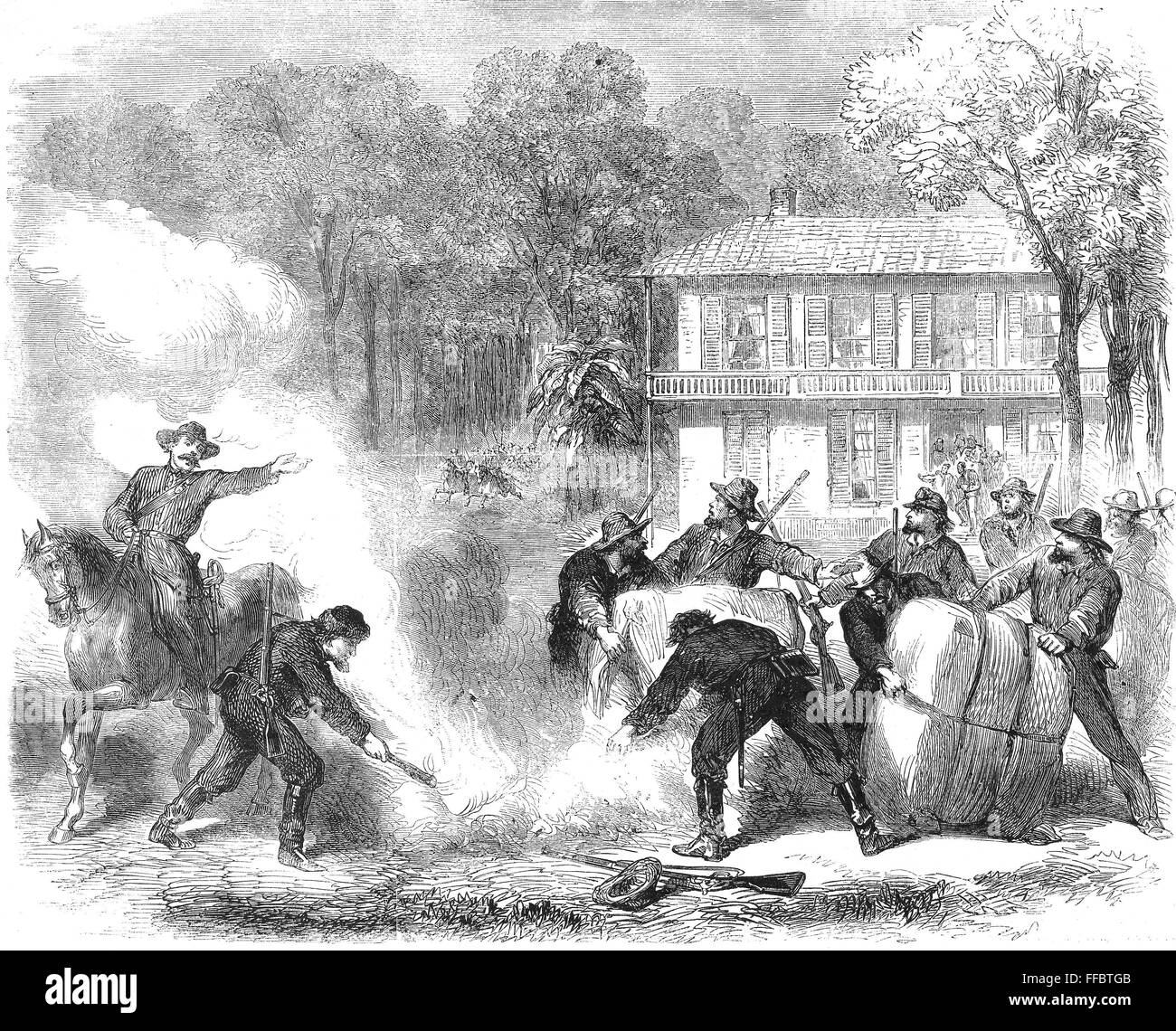 CIVIL WAR: MEMPHIS, 1862. /nCottonburners near Memphis, Tennessee ...