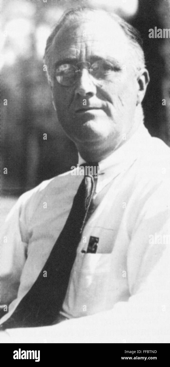 FRANKLIN D. ROOSEVELT /n(1882-1945). 32nd President of the United ...