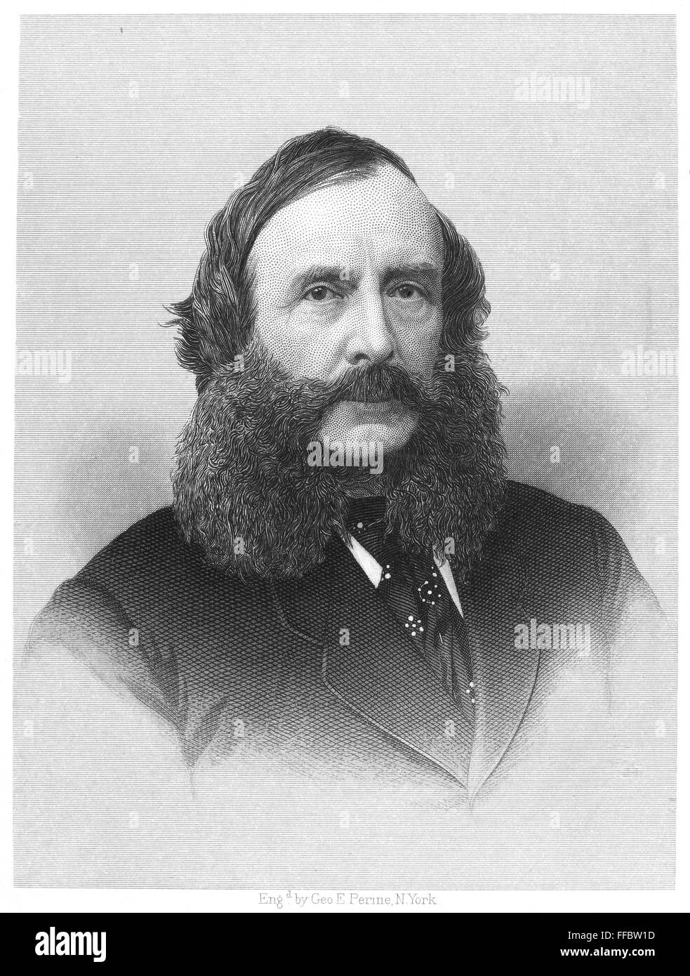 EDWARDS PIERREPONT /n(1817-1892). American statesman and lawyer. Steel ...