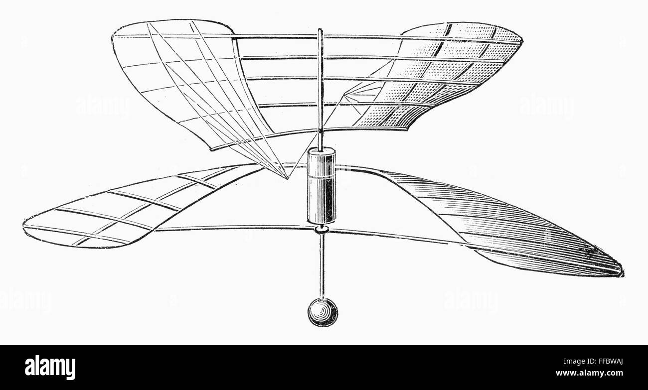FORLANINI'S HELICOPTER. /nSteam-powered helicopter invented by Enrico ...