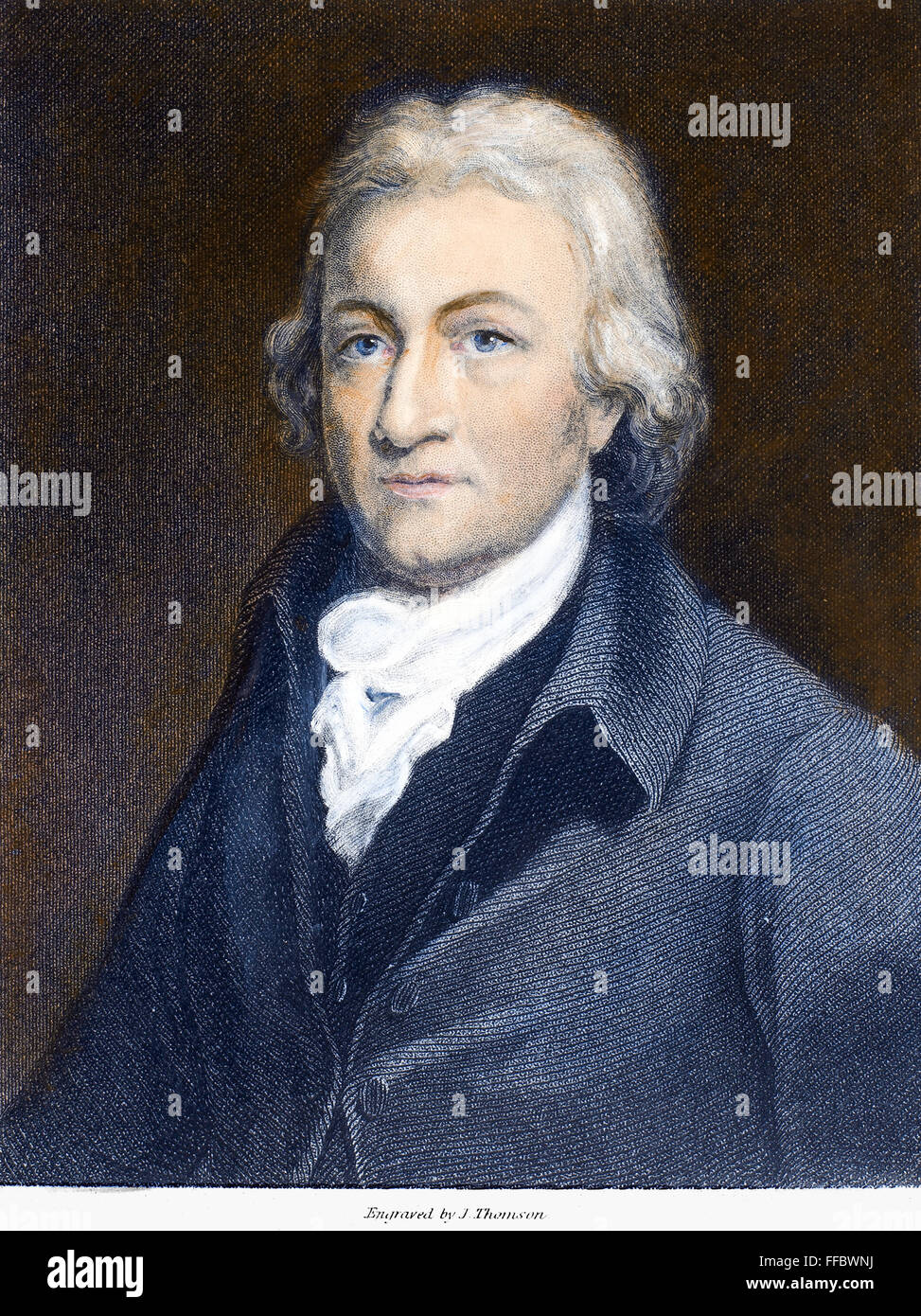 EDMUND CARTWRIGHT /n(1743-1823). English clergyman and inventor. Steel ...