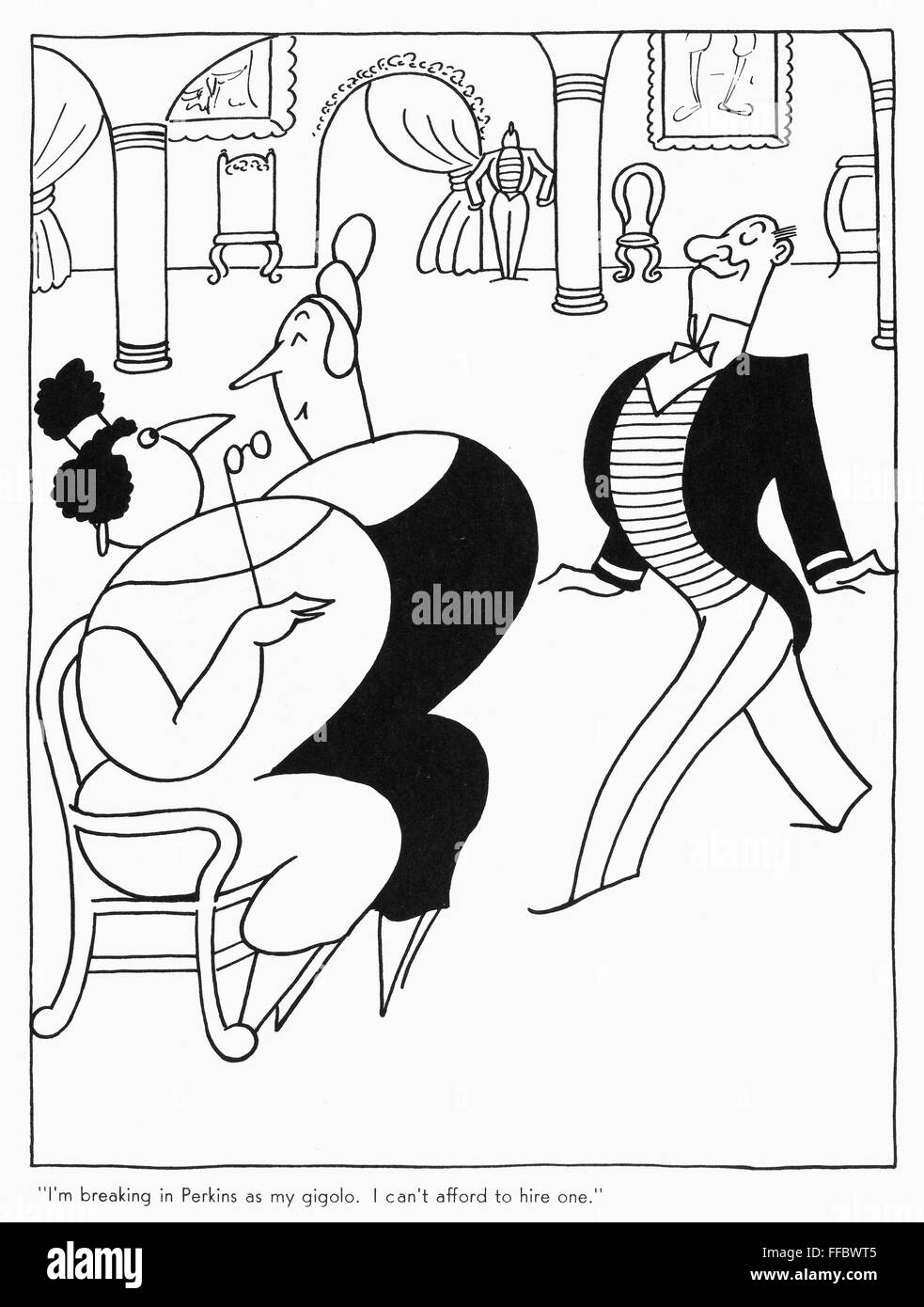 GREAT DEPRESSION CARTOON. /n'I'm breaking in Perkins as my gigolo, I ...