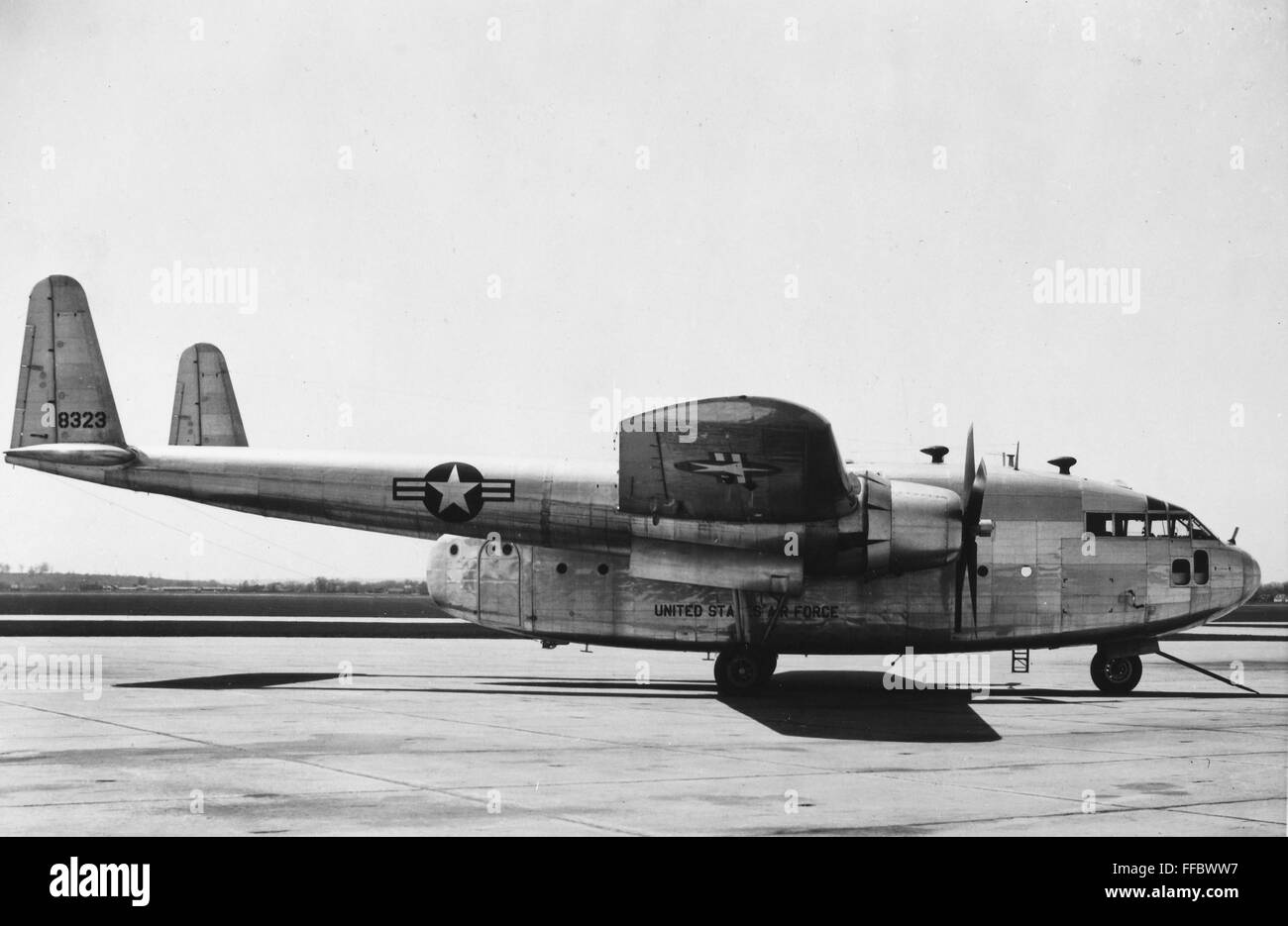 C-119 FLYING BOXCAR. /nThe Fairchild C-119 Flying Boxcar, a U.S ...