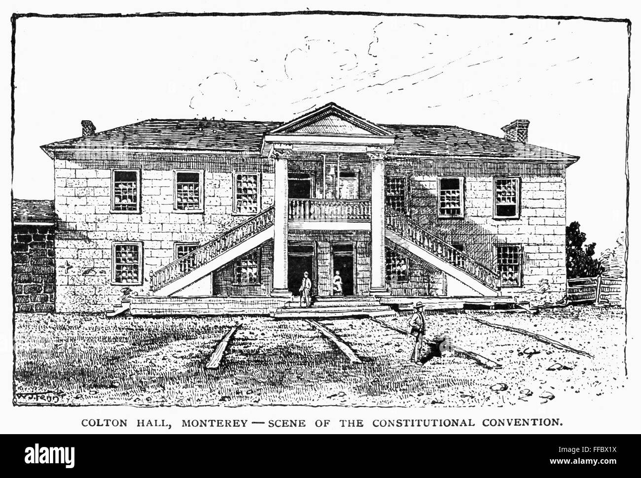 CALIFORNIA CONSTITUTION./nScene of the constitutional convention at ...