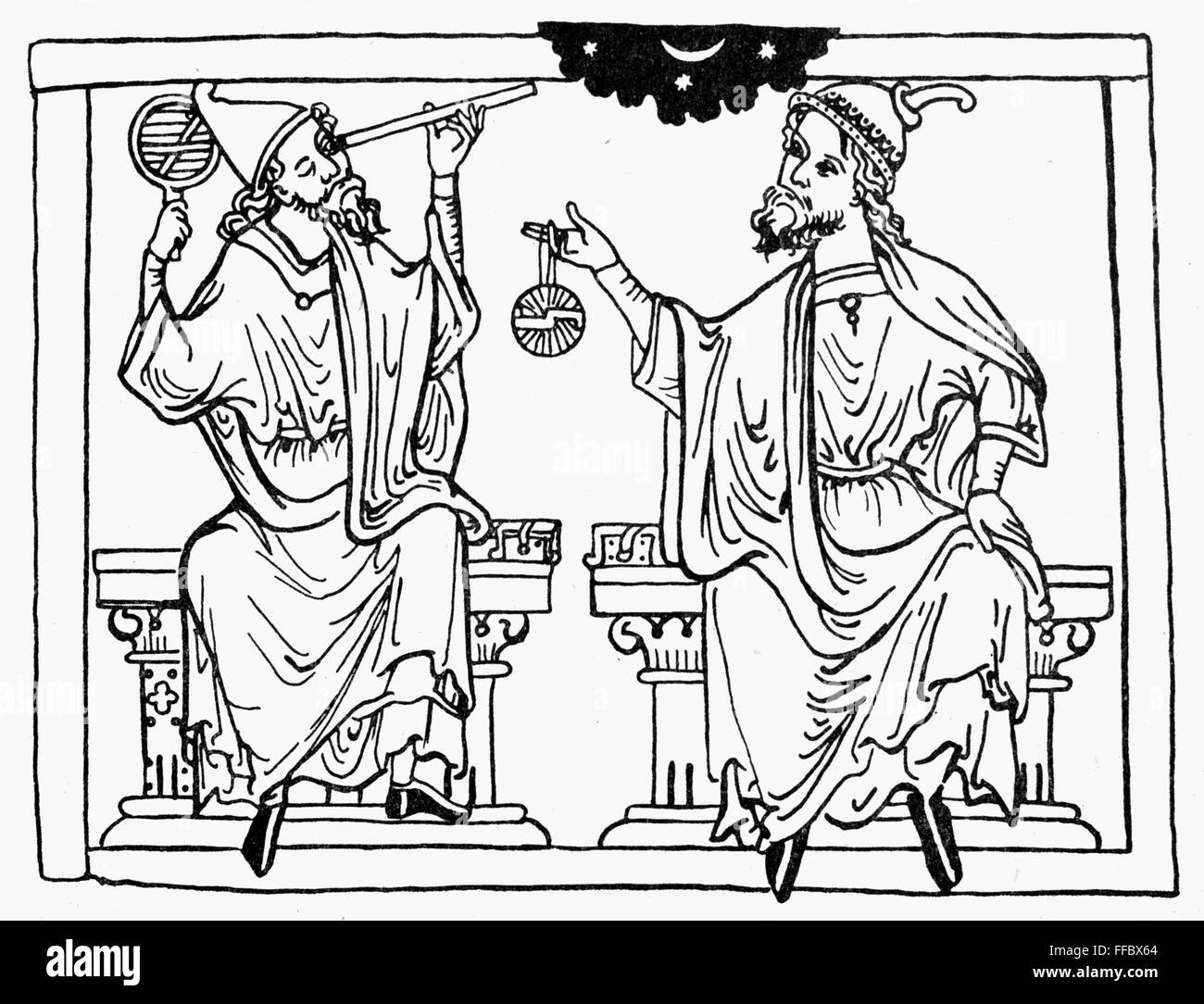 ASTRONOMY, c1250. /nThe ancient Greek geometer Euclid (fl. c300 B.C ...