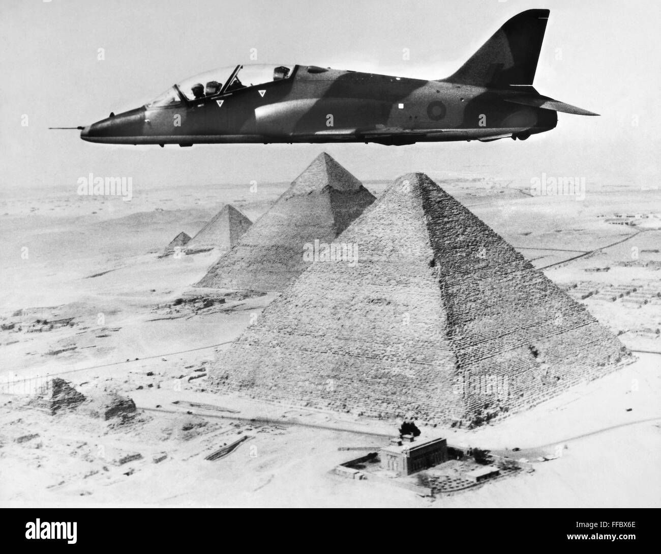 HAWKER SIDDELEY HAWK, 1975. /nA Hawker Siddeley Hawk fighter jet ...