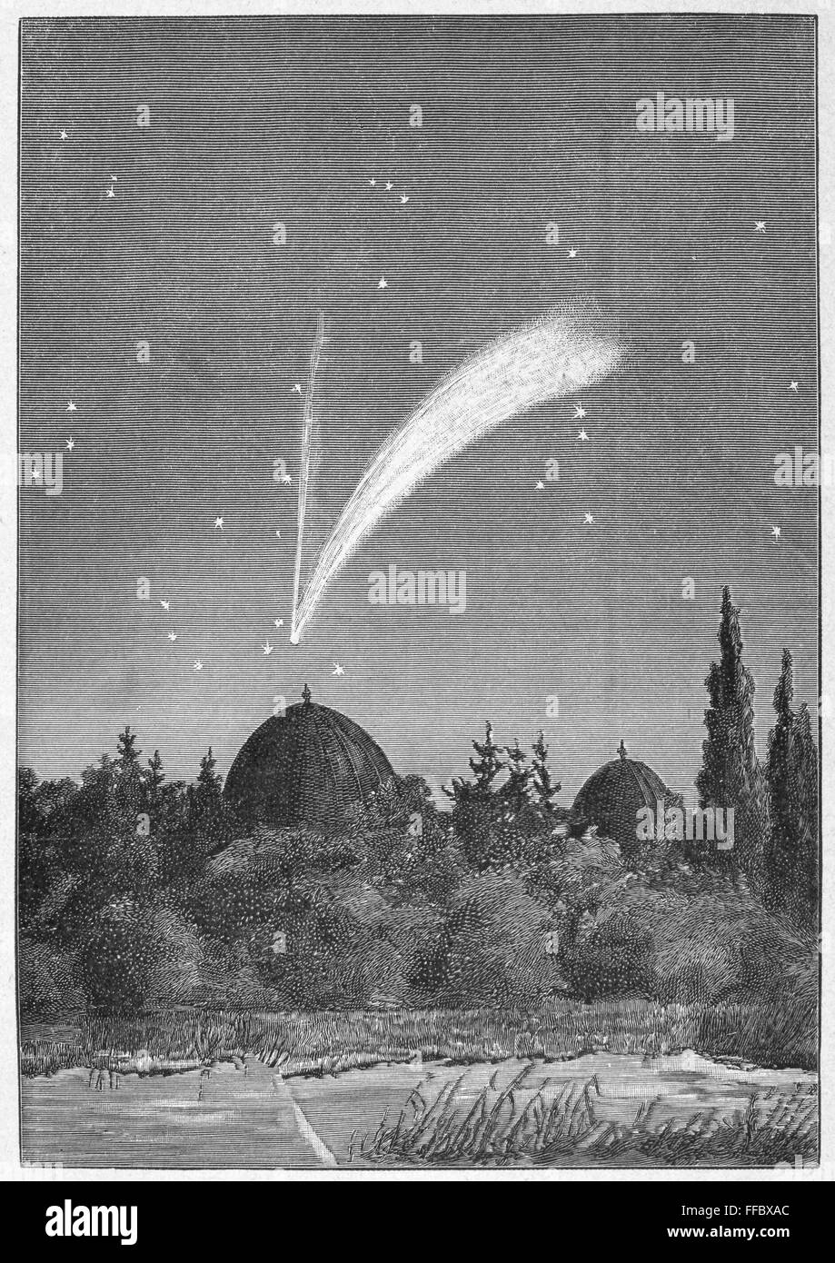 Comet 19th century hi-res stock photography and images - Alamy