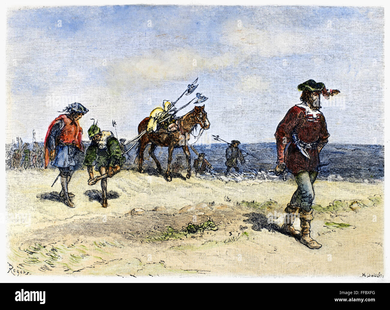 CABEZA DE VACA (c1490-c1557). /nAlvar Nu±ez Cabeza de Vaca. Spanish ...