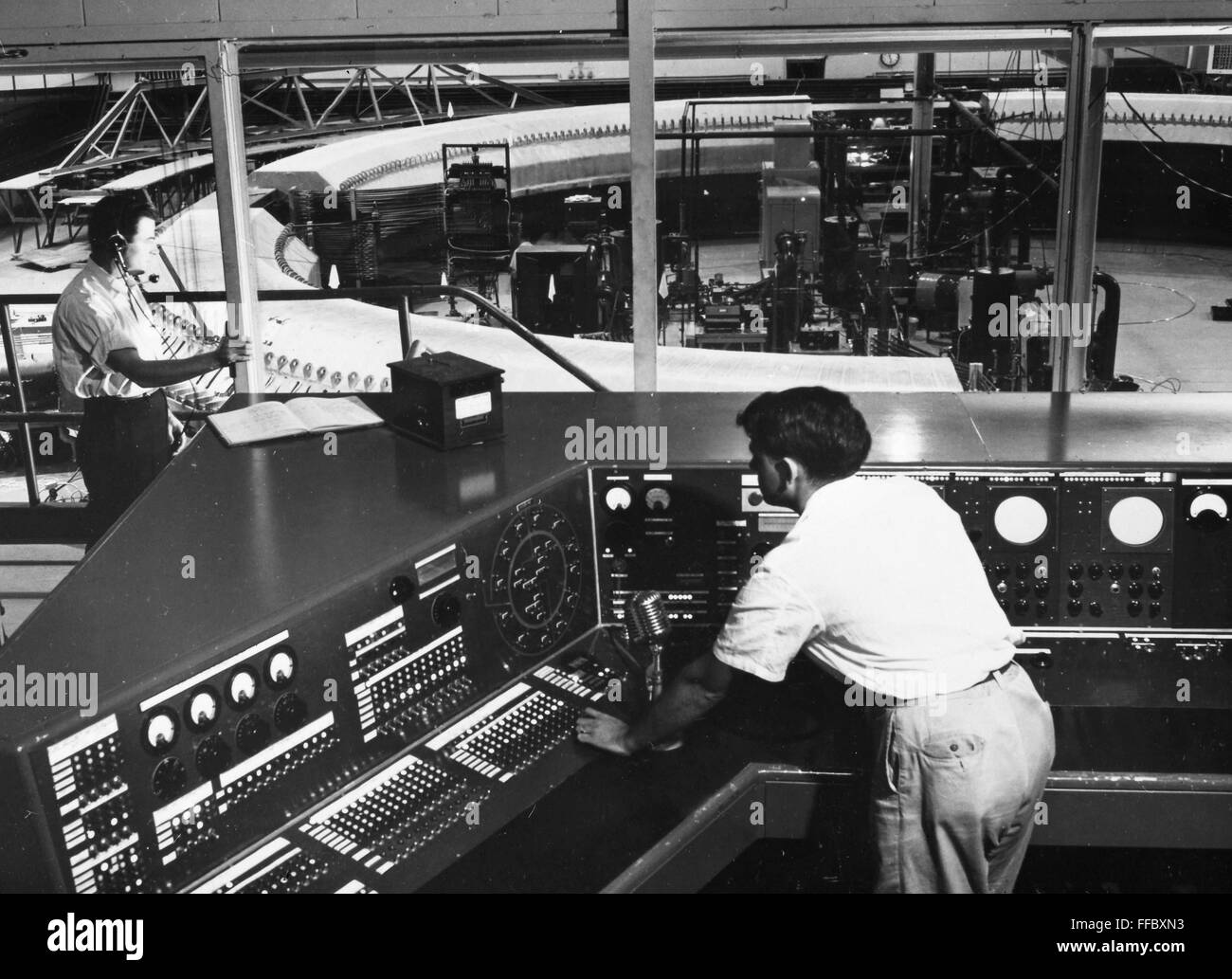 BROOKHAVEN: COSMOTRON. /nThe control room for the Cosmotron at ...