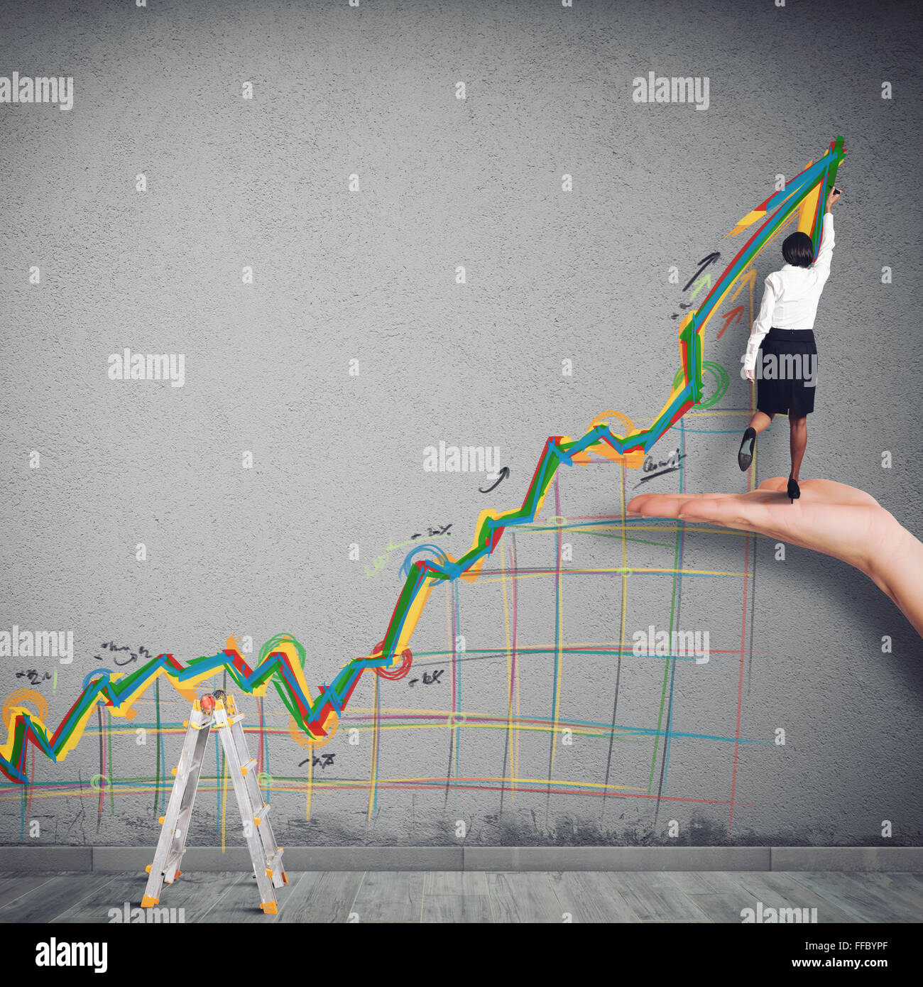 Hand draw arrow hi-res stock photography and images - Alamy